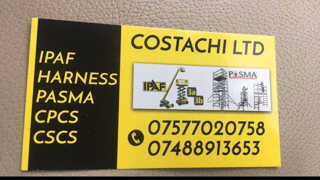 Centru Calificari CSCS & IPAF Leyton Londra - Costachi LTD